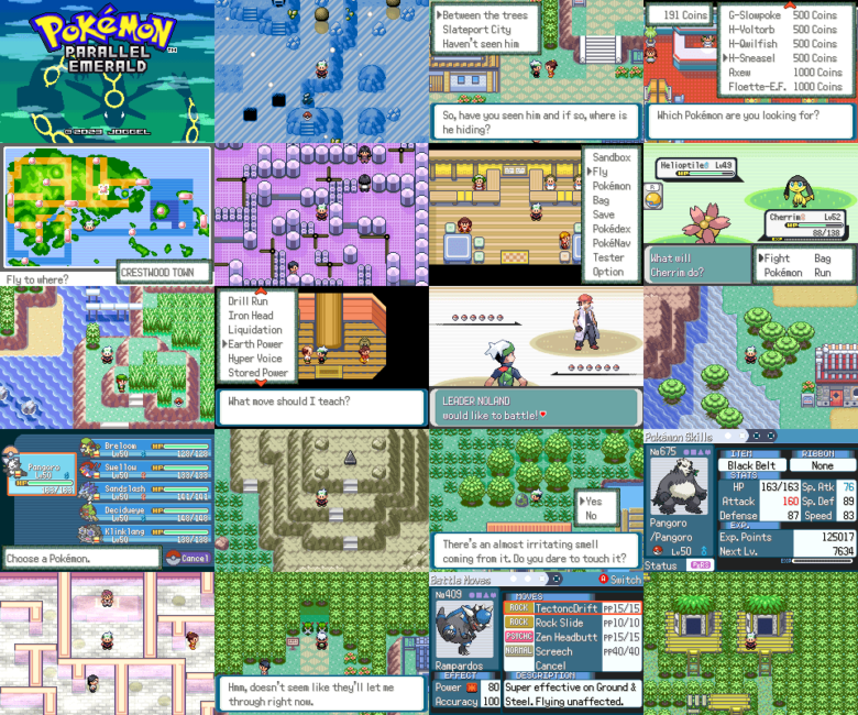 Pokemon Parallel Emerald (GBA) Download - PokéHarbor