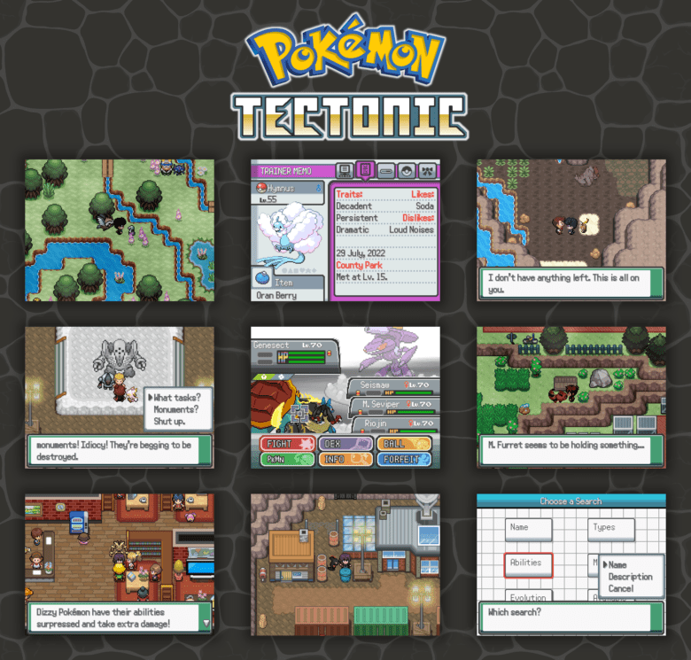 Pokemon Tectonic (RPGXP) Fangame - PokéHarbor