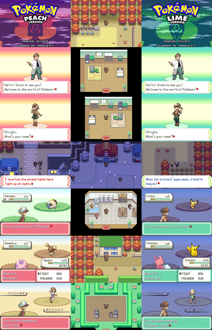 Pokemon Peach and Lime (GBA) Download - PokéHarbor